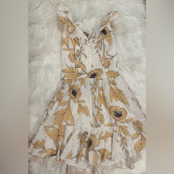 Simplee Apparel | Dresses | Simplee Apparel White And Gold Floral Dress ...